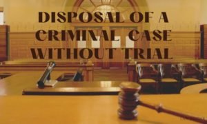 When can a Criminal case be disposed without a trial? - LAW INSIDER ...
