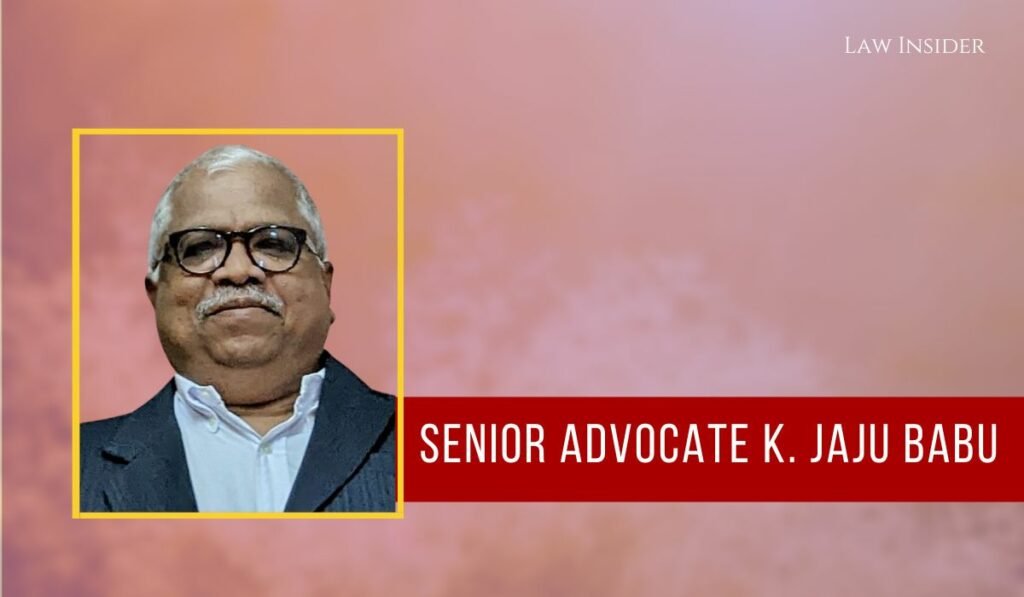 Sr. Advocate K. Jaju Babu Resigns from his Role as Kerala Governor Arif ...
